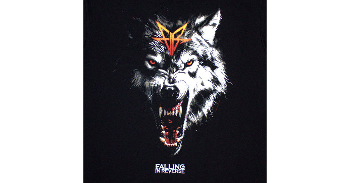 Falling In Reverse Wolf Band Logo T Shirt – Paradiso Clothing
