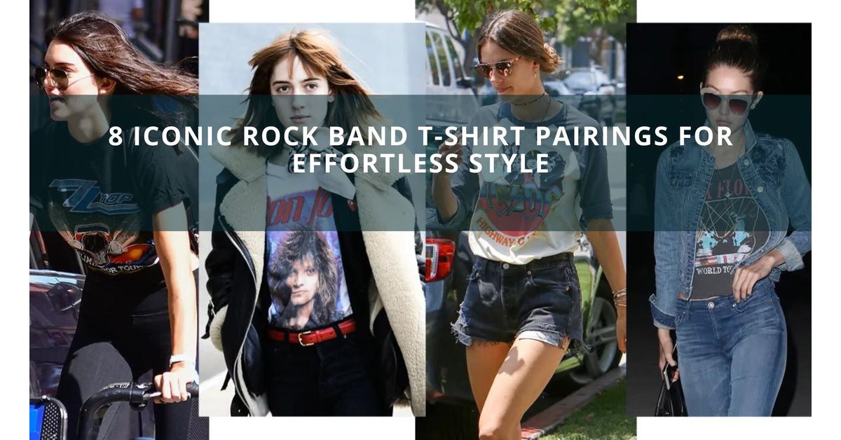 8 Iconic Rock Band T-shirt Pairings for Effortless Style – Paradiso ...