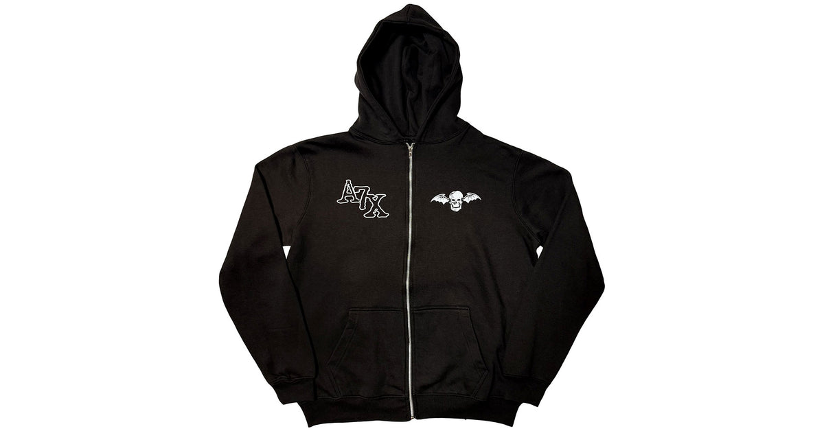 Avenged Sevenfold Dead Head Zipped Hoodie – Paradiso Clothing