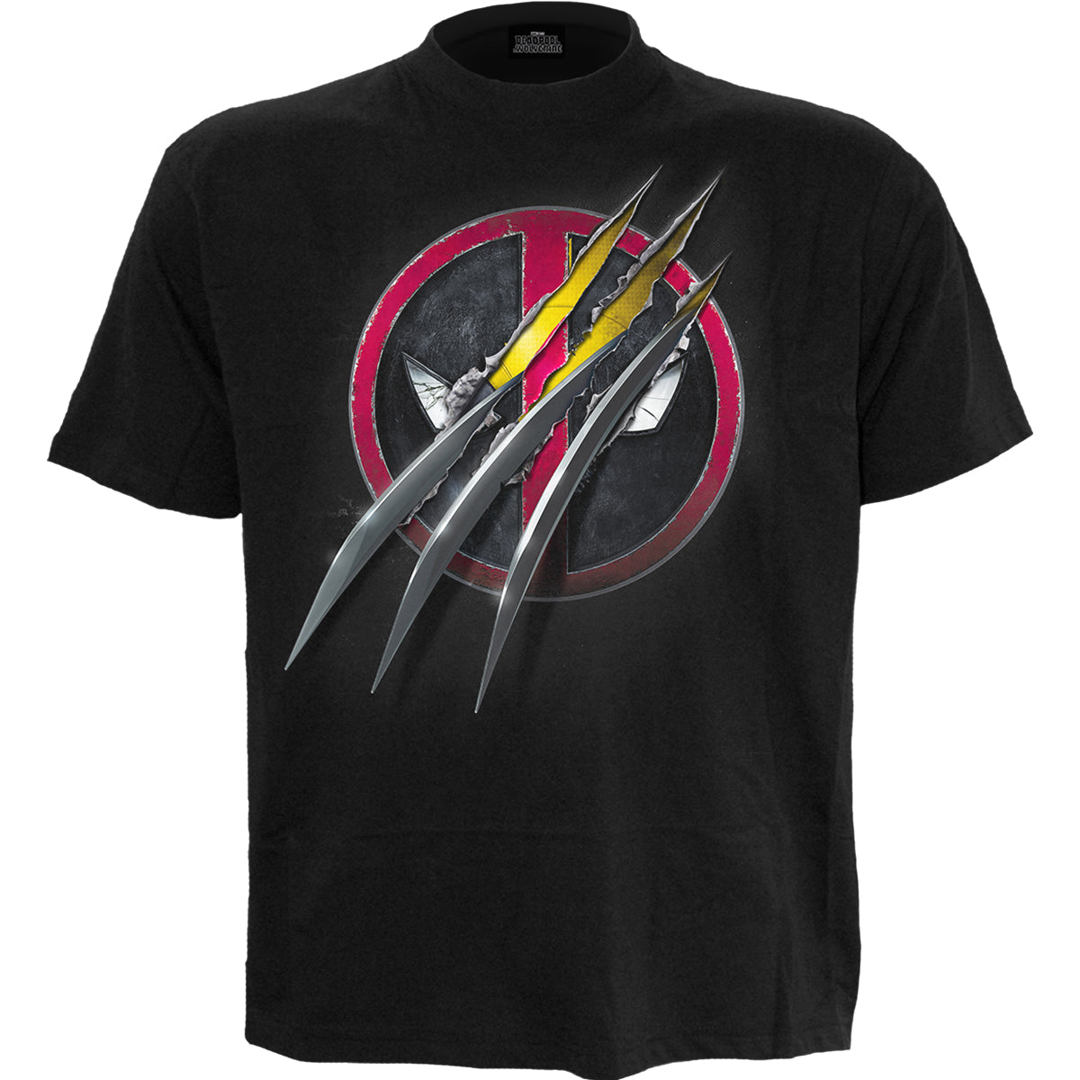 DEADPOOL - SLASHED - Front Print T-Shirt Black – Paradiso Clothing