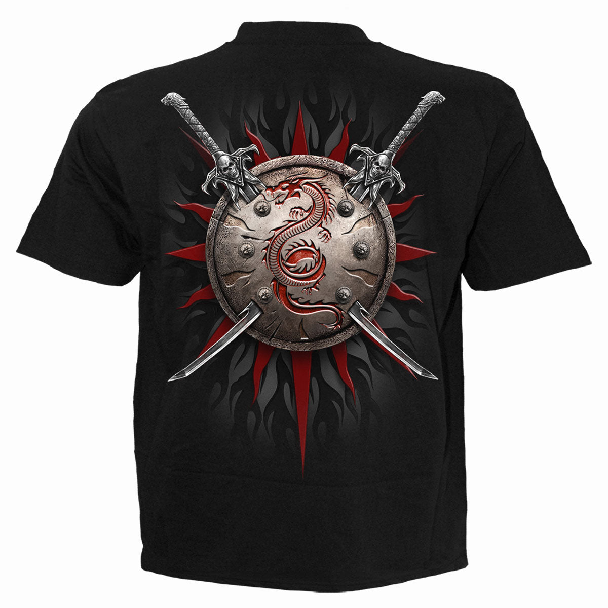 Spiral - ORIENTAL DRAGON - T-Shirt Black – Paradiso Clothing