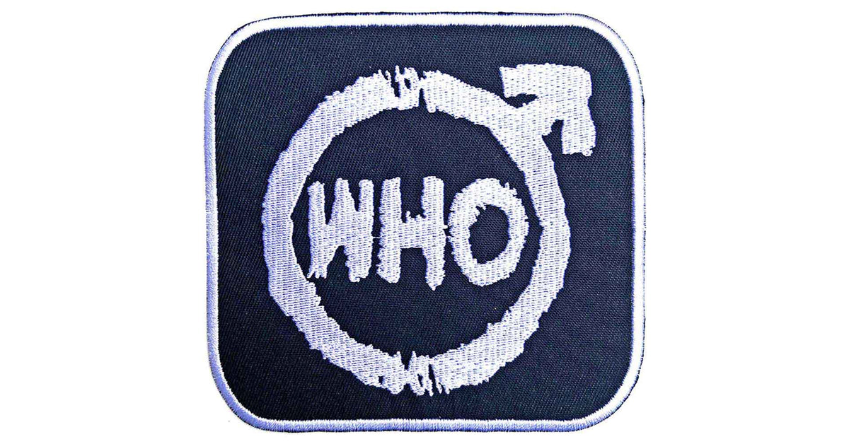 The Who Patch Spray Band Logo Official Embroidered woven iron on ...