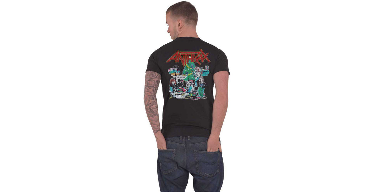 Anthrax Vintage Christmas Band Logo T Shirt – Paradiso Clothing