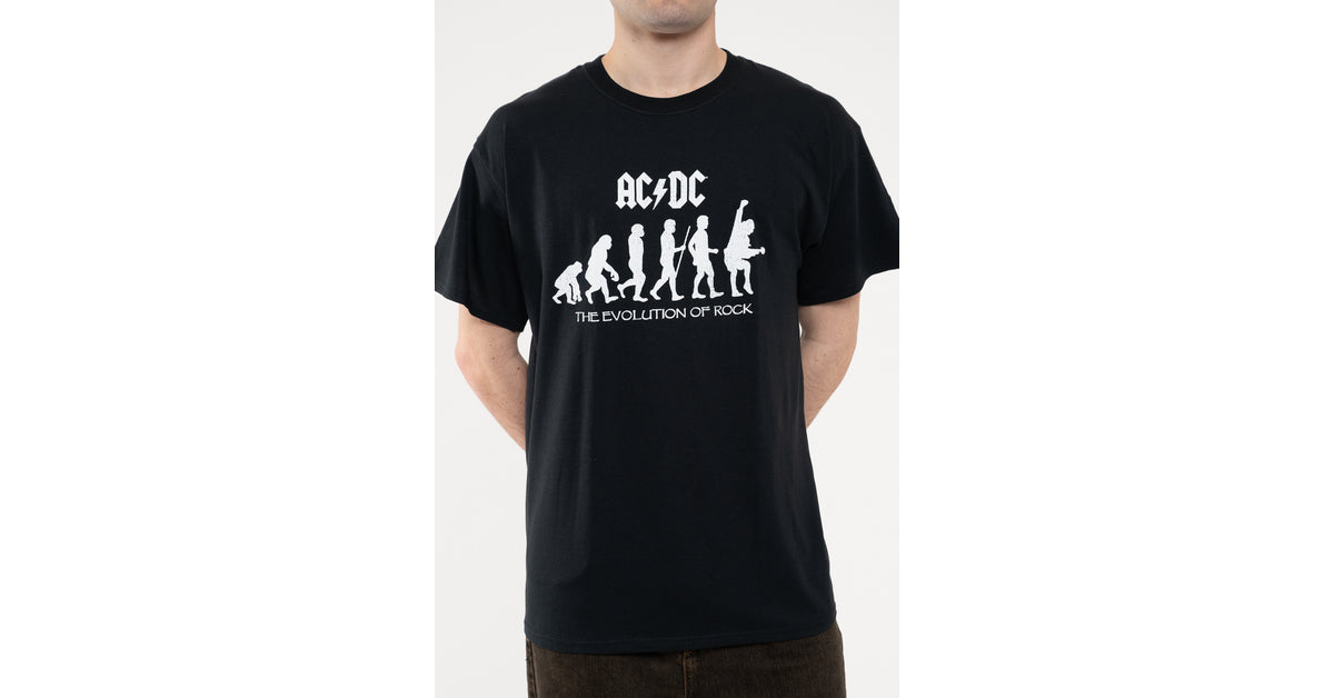 AC/DC Evolution Of Rock T Shirt – Paradiso Clothing