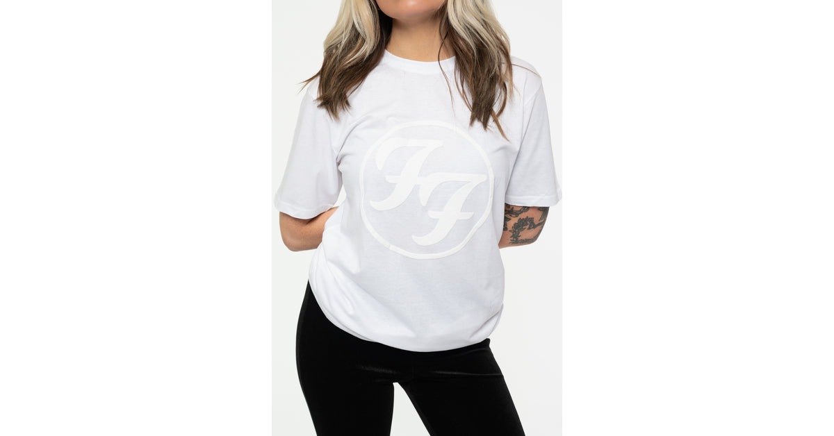 Foo Fighters FF Logo Hi-Build T Shirt – Paradiso Clothing
