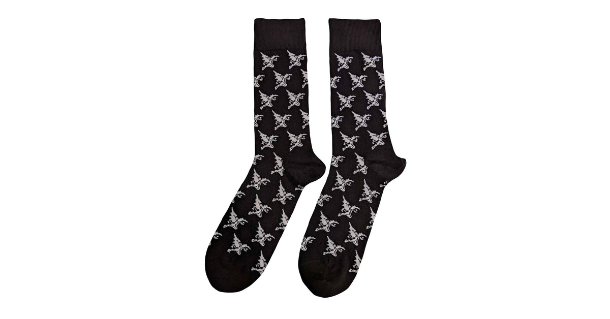 Black Sabbath Demon Pattern Socks – Paradiso Clothing