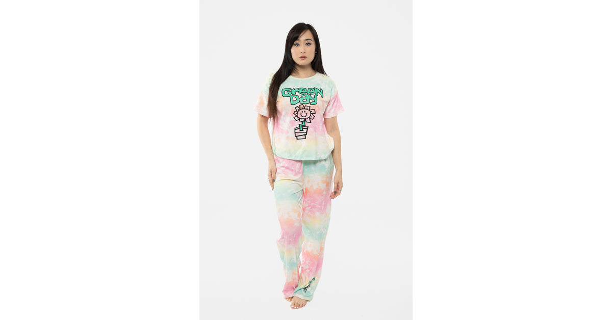 Green Day Flower Pot Band Logo Pyjamas – Paradiso Clothing