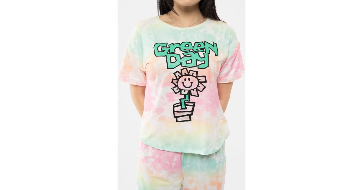 Green Day Flower Pot Band Logo Pyjamas – Paradiso Clothing
