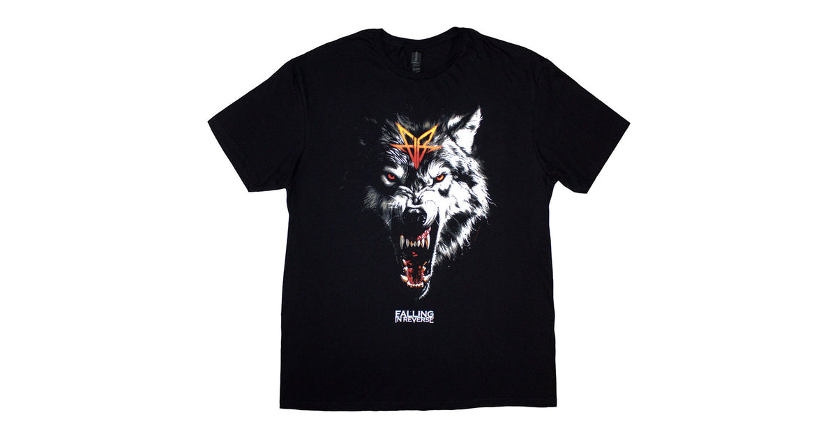Falling In Reverse Wolf Band Logo T Shirt – Paradiso Clothing