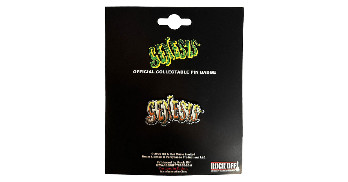 Genesis Orange Classic Logo Pin Badge – Paradiso Clothing