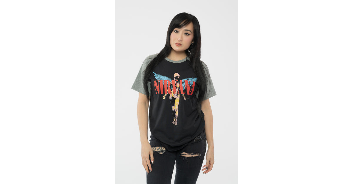 Nirvana In Utero Angelic Raglan T Shirt – Paradiso Clothing
