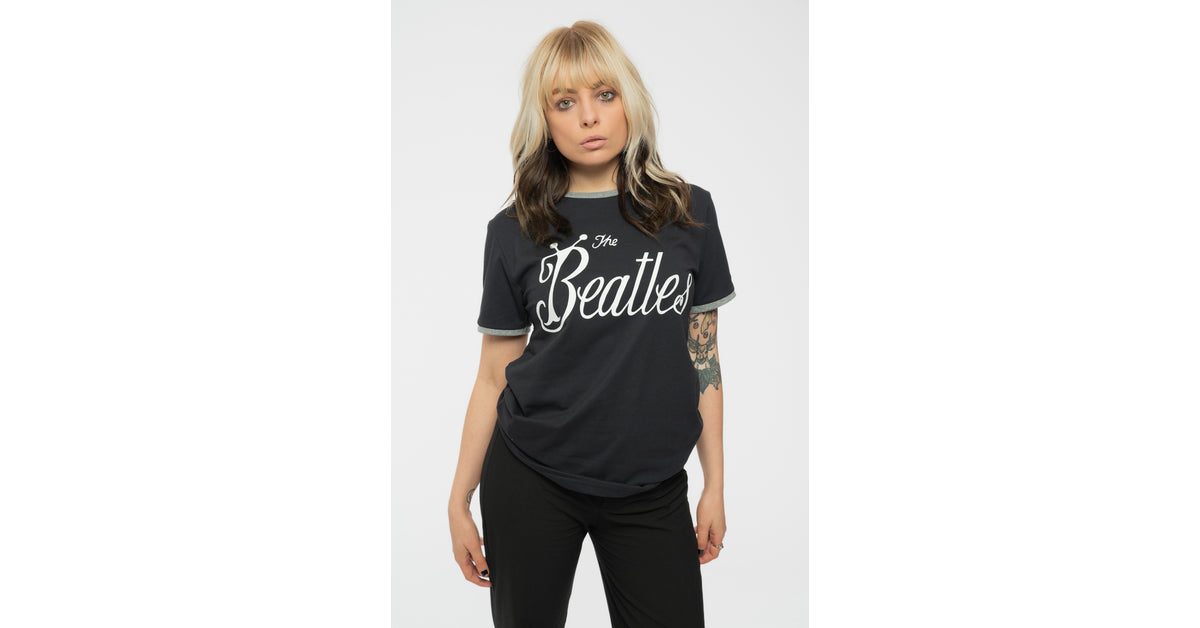 The Beatles Bug Logo Ringer T Shirt – Paradiso Clothing