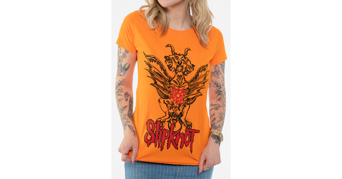 Slipknot Winged Devil Skinny Fit T Shirt – Paradiso Clothing