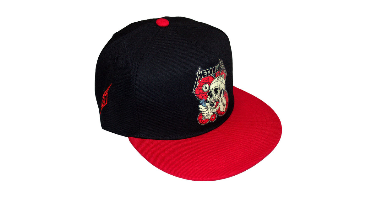 Metallica The Shortest Straw Red Eyes Snapback – Paradiso Clothing