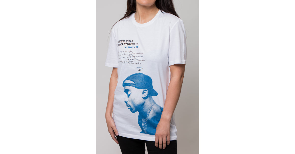 Tupac A River that flows T Shirt – Paradiso Clothing
