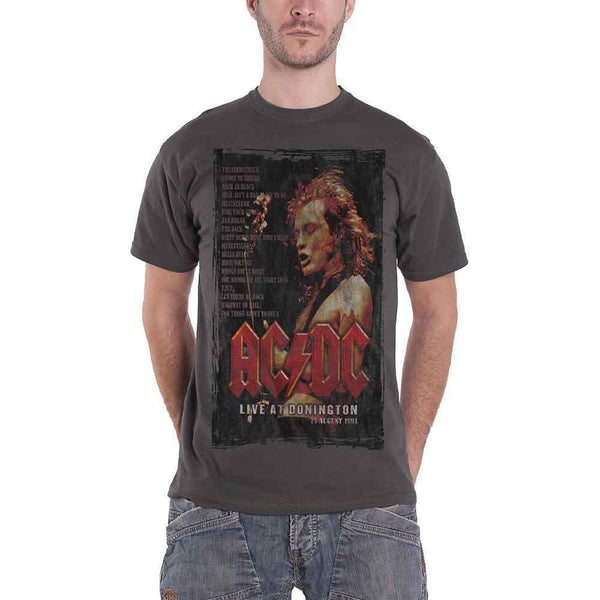 AC/DC Live at Donington Set 1991 T Shirt – Paradiso Clothing