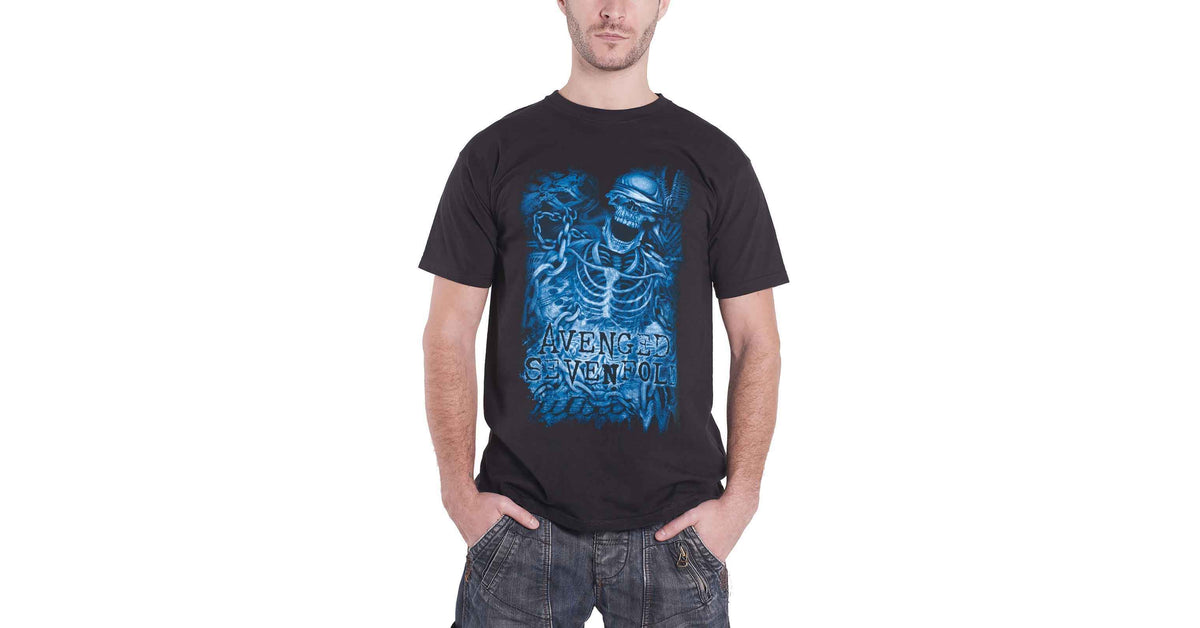 Avenged Sevenfold Chained Skeleton T Shirt – Paradiso Clothing