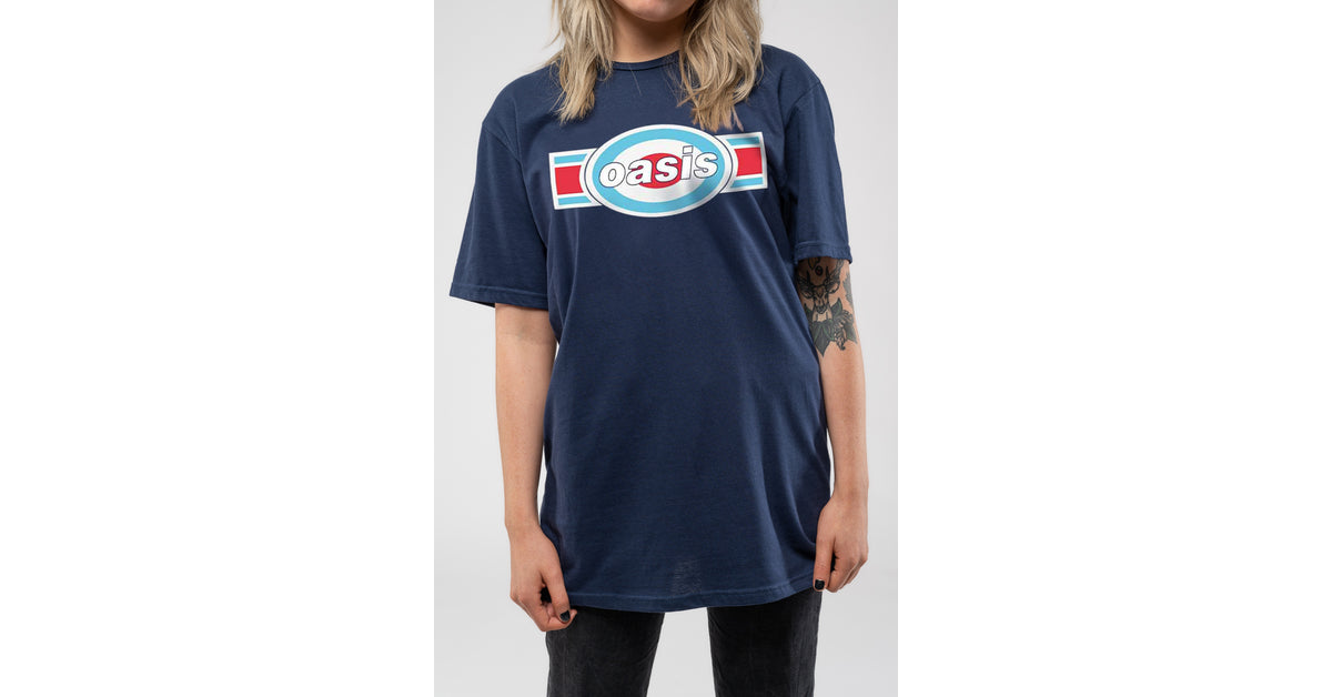 Oasis Oblong Target Logo T Shirt – Paradiso Clothing