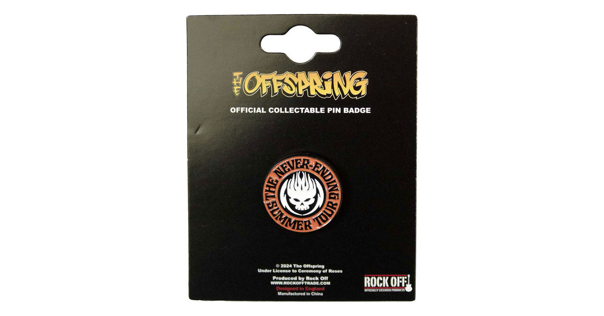 The Offspring The Never Ending Summer Tour Pin Badge – Paradiso Clothing