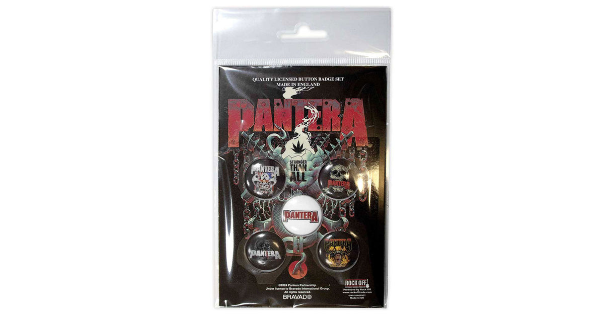 Pantera Snake 5 Pack Button Badge Pack – Paradiso Clothing