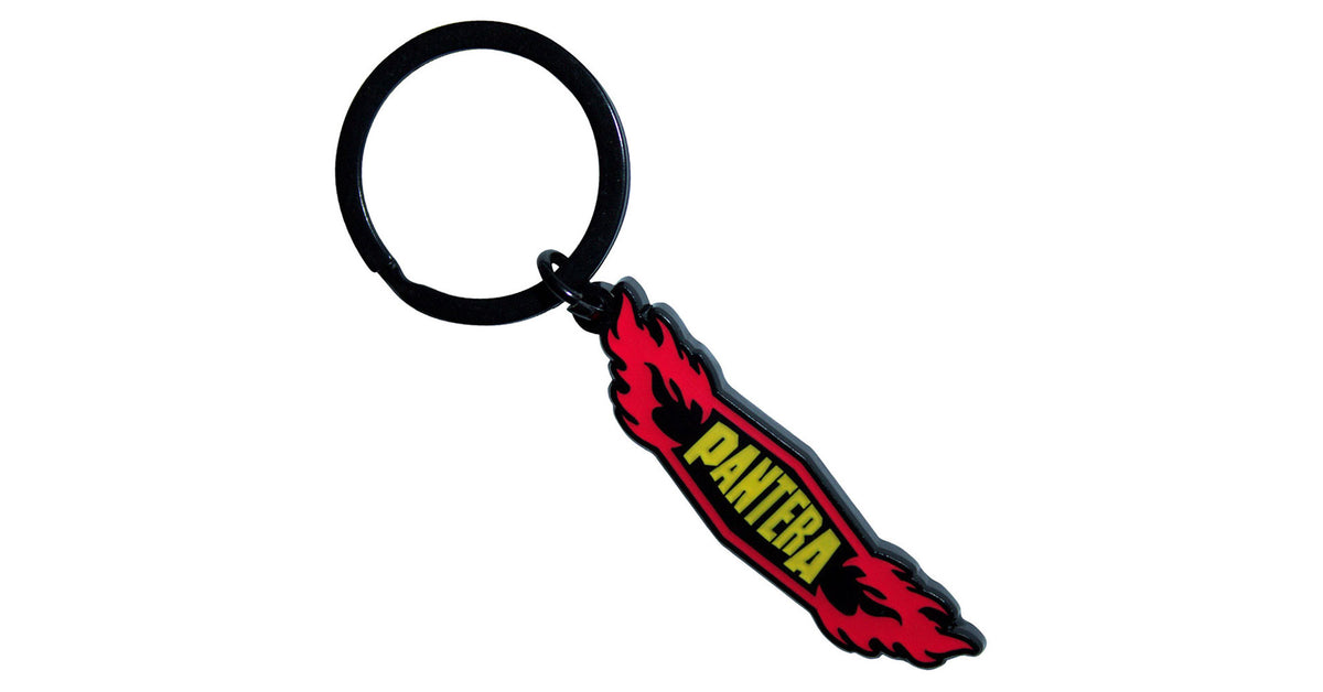 Pantera Flames Band Logo Keyring Keychain – Paradiso Clothing