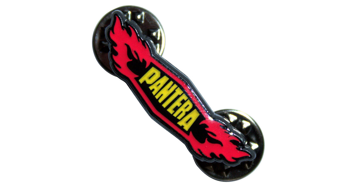 Pantera Flames Band Logo Pin Badge – Paradiso Clothing