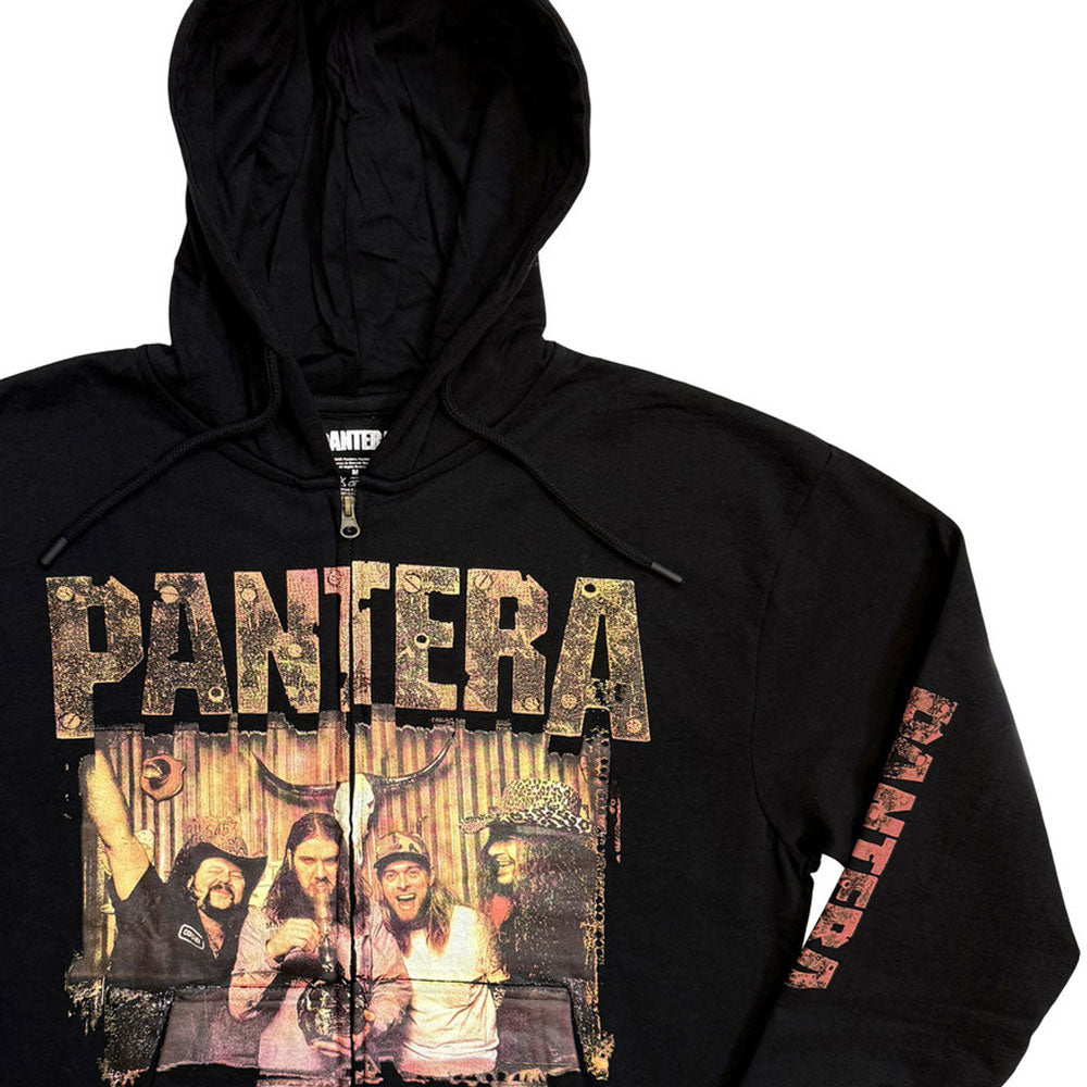 Pantera Bong Group Band Logo Zipped Hoodie – Paradiso Clothing