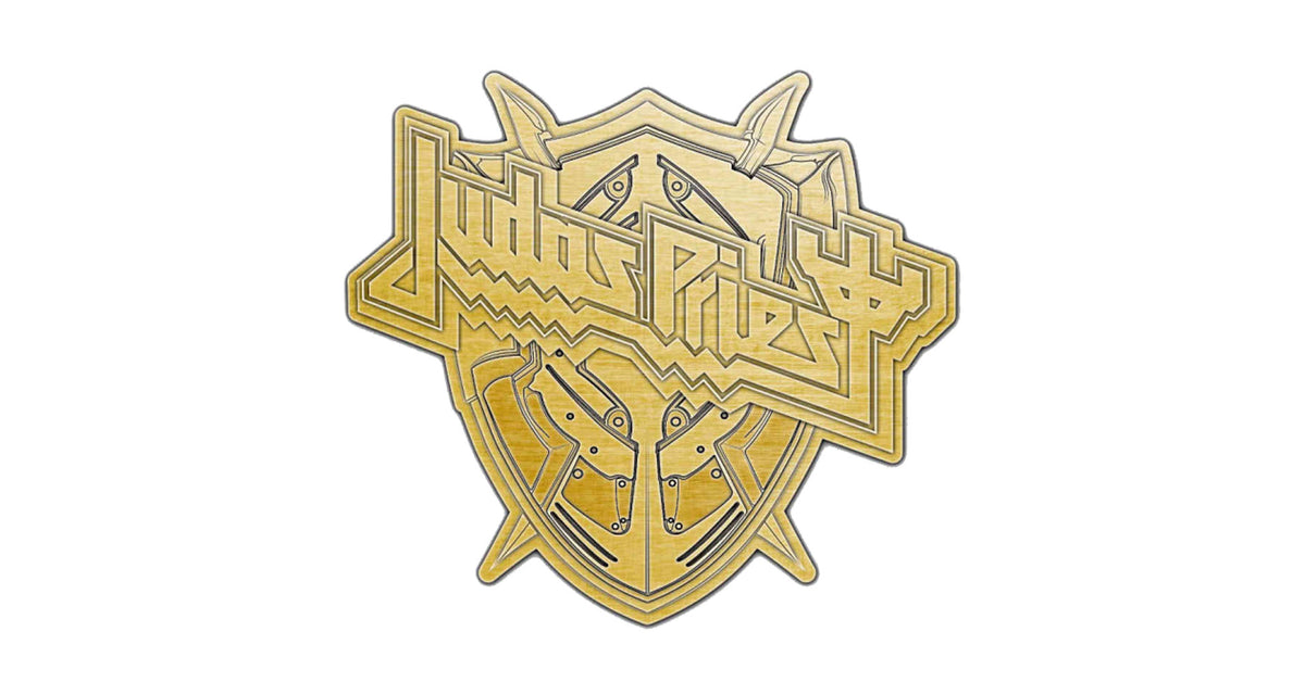 Judas Priest Invincible Shield Pin Badge – Paradiso Clothing