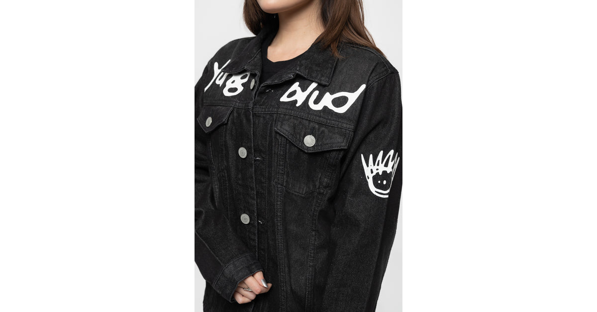 Yungblud Be Fookin Happy Denim Jacket – Paradiso Clothing