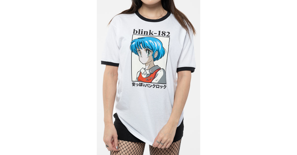 Blink-182 Anime Ringer T Shirt – Paradiso Clothing