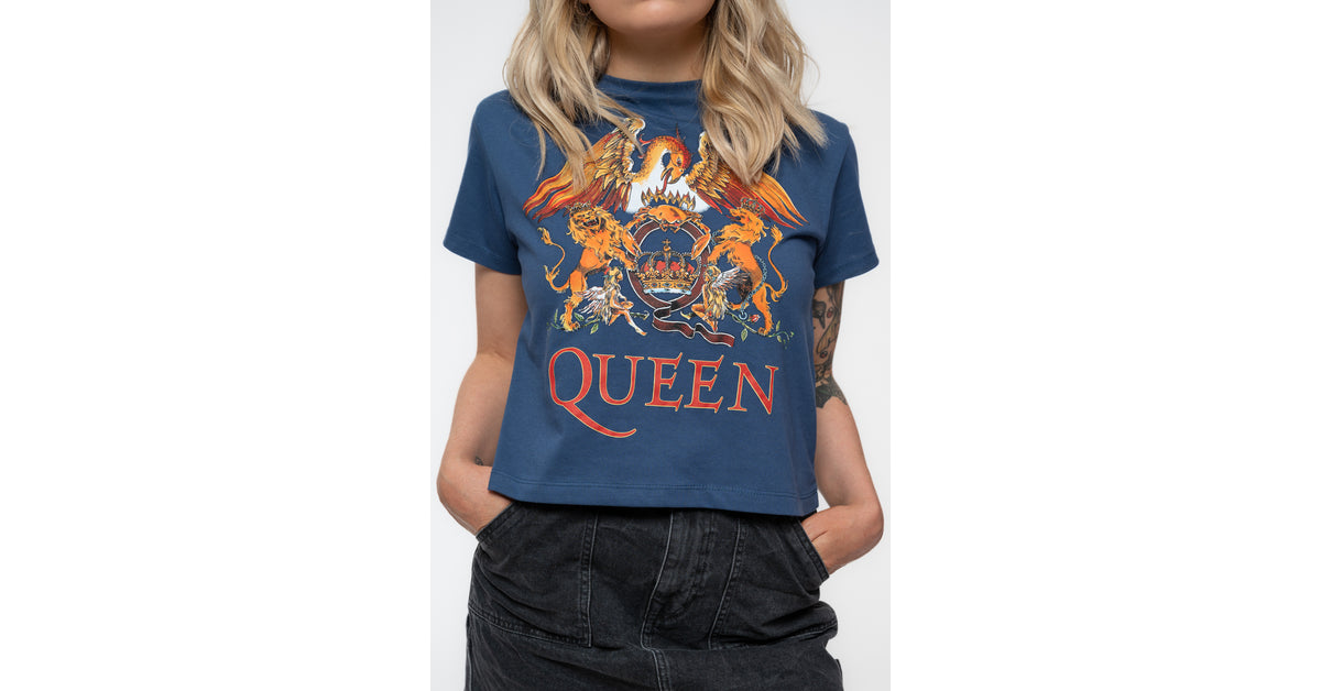 Queen Classic Crest Crop Top – Paradiso Clothing
