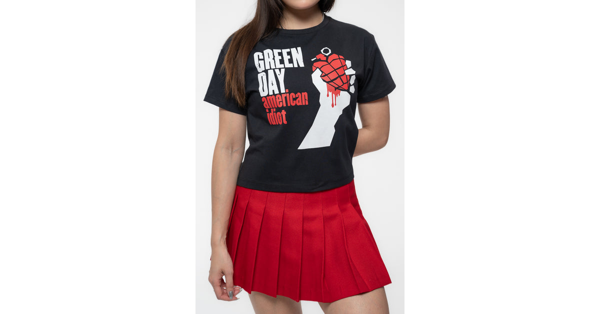 Green Day American Idiot Crop Top – Paradiso Clothing