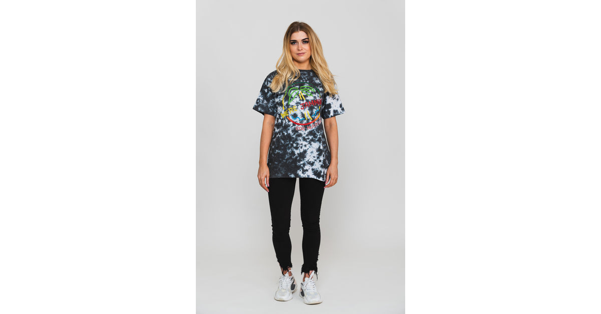 Bob Marley Were Jammin Neon Sign Dip Dye T Shirt – Paradiso Clothing