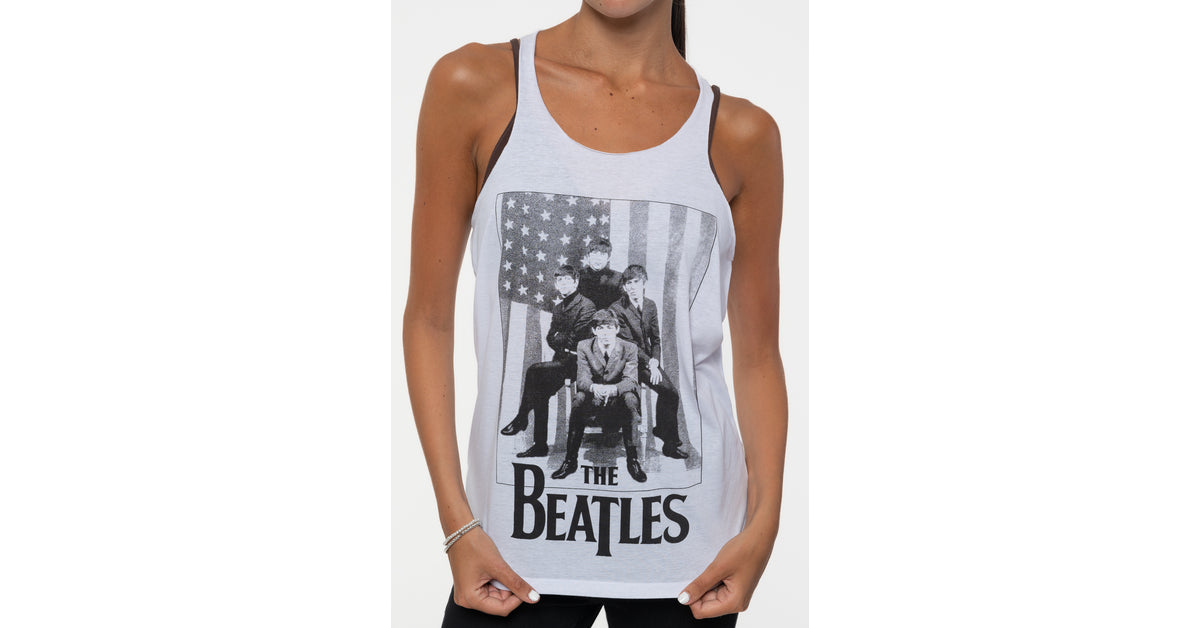 The Beatles Stars and Stripes Vest – Paradiso Clothing