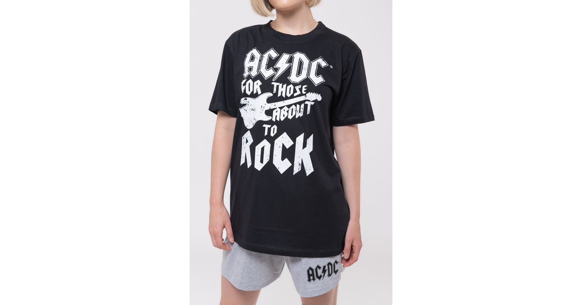 AC/DC For Those About To Rock Guitar Pyjamas – Paradiso Clothing