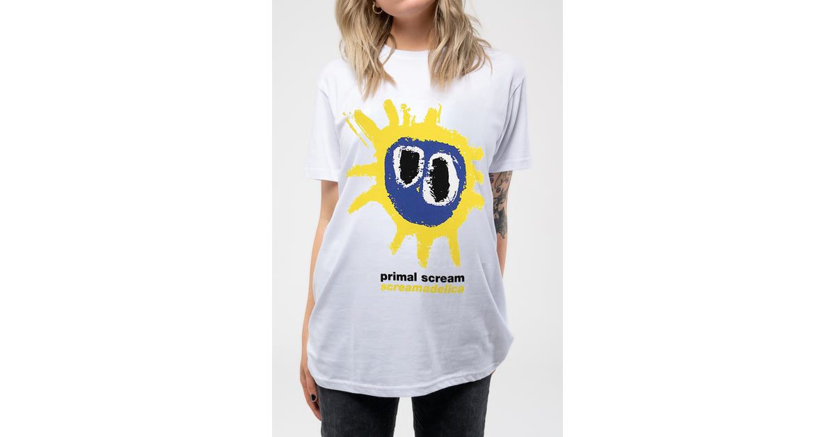 Look Rave Années 90 Inspiré Screamadelica, Logo Madchester Rave, Blanc ...