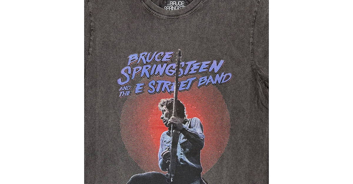 Bruce Springsteen Live Photo Stone Wash T Shirt – Paradiso Clothing