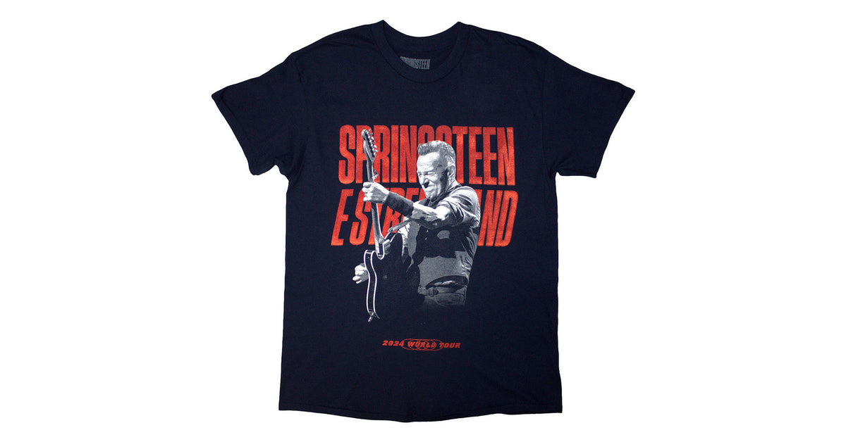 Bruce Springsteen 24 Guitar Photo T Shirt – Paradiso Clothing