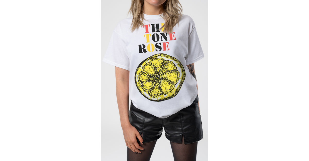 The Stone Roses Lemon Multicolour T Shirt – Paradiso Clothing