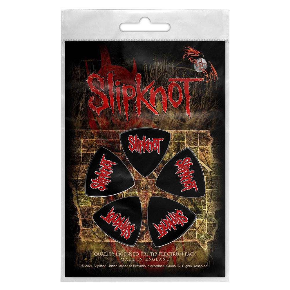 Slipknot Logo Tri-Tip Guitar Picks – Paradiso Clothing