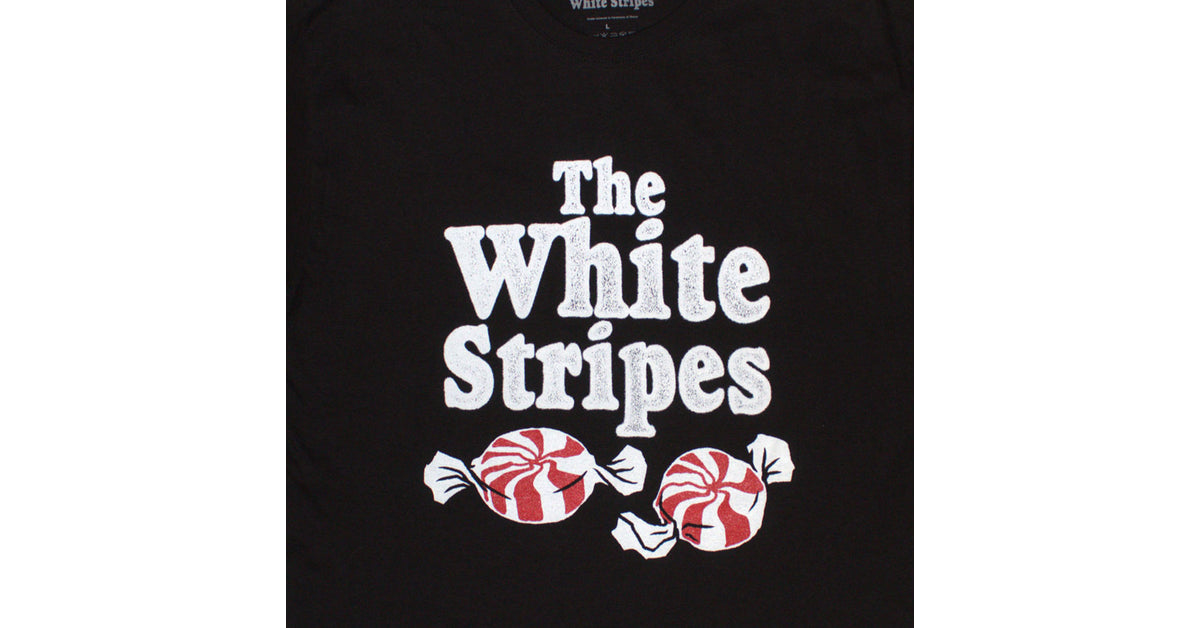 The White Stripes Peppermints T Shirt – Paradiso Clothing