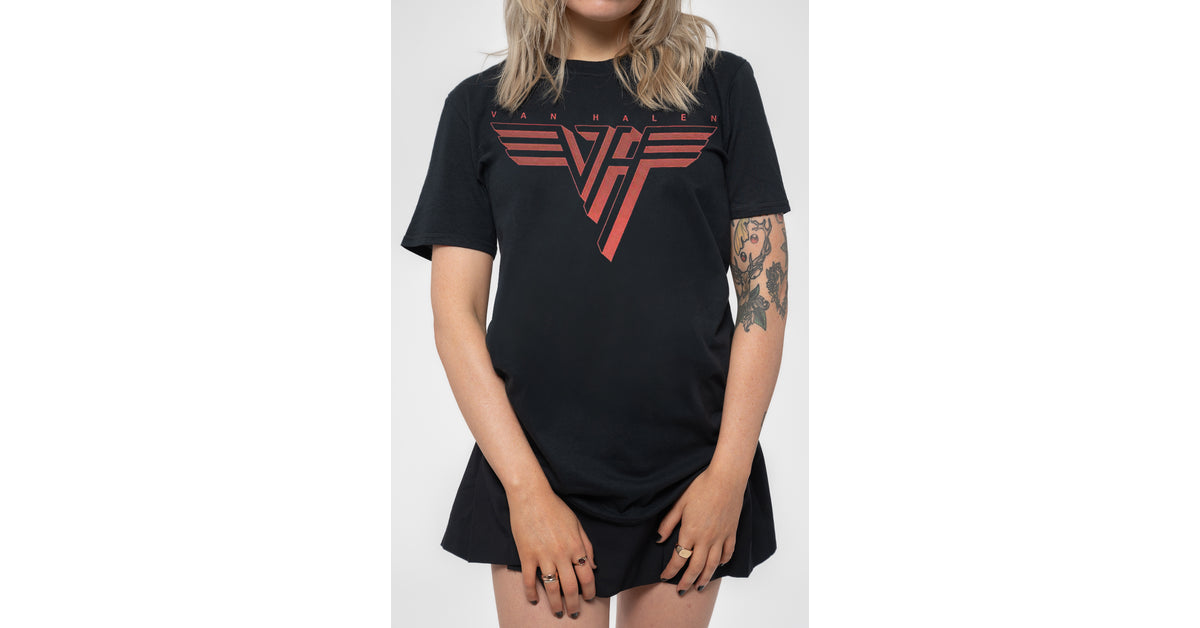 Van Halen Classic Red Band Logo Skinny Fit T Shirt – Paradiso Clothing