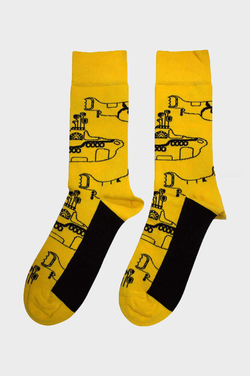 The Beatles Yellow Submarine Sub Outline Repeat Ankle Socks – Paradiso Clothing